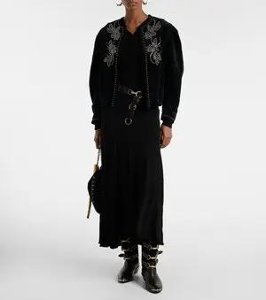Isabel Marant Étoile Embellished Cotton Jacket