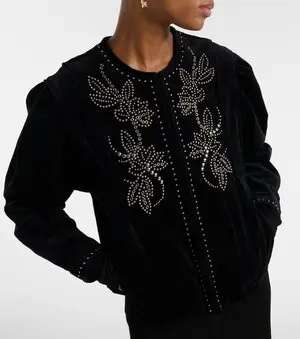 Isabel Marant Étoile Embellished Cotton Jacket