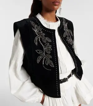 Isabel Marant Étoile Poppy Embellished Vest