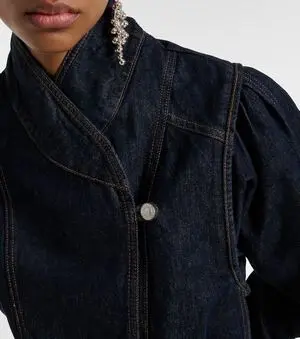 Isabel Marant Dolie Denim Jacket - Blue
