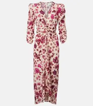 White Pink Toile Print Dresses