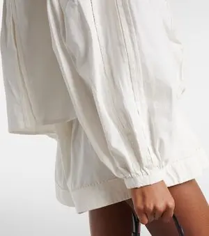 Isabel Marant Étoile Cubraly Ruffled Cotton Blouse - White