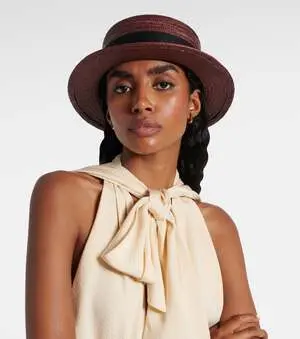 Loro Piana Elena Straw Sun Hat