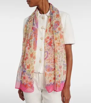 Etro Paisley Silk Scarf