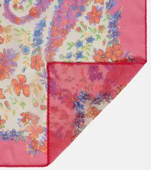 Etro Paisley Silk Scarf