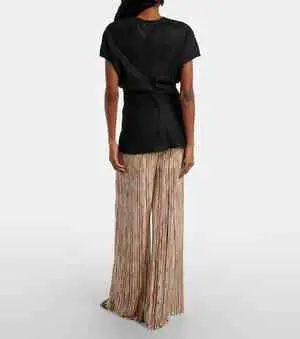 Missoni Sequined Striped Wide-leg Pants
