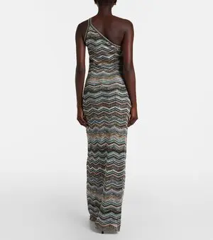 Missoni Zig-zag Lamé Maxi Dress - Multicoloured