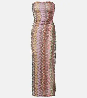 Missoni Zigzag Lamé Maxi Dress - Multicoloured