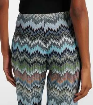 Missoni Zigzag Straight Pants - Blue