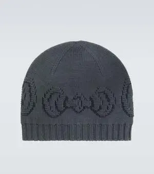 Gucci Horsebit Wool Beanie - Grey