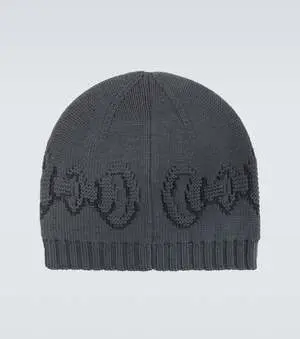 Gucci Horsebit Wool Beanie - Grey