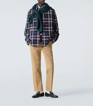 Gucci Plaid Cotton Shirt