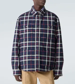 Gucci Plaid Cotton Shirt