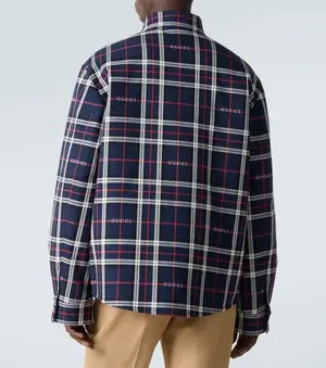 Gucci Plaid Cotton Shirt