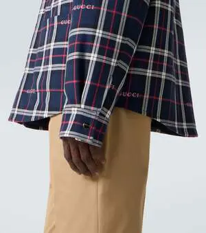 Gucci Plaid Cotton Shirt