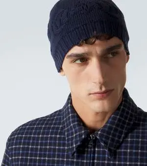 Gucci Horsebit Wool Beanie - Blue