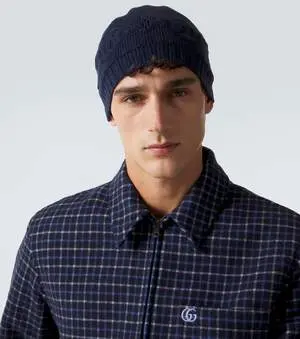 Gucci Horsebit Wool Beanie - Blue