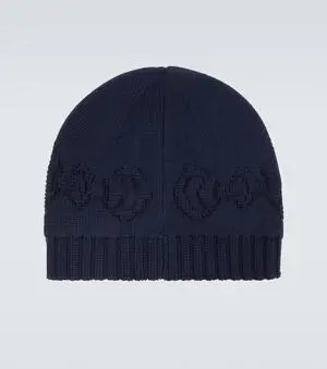 Gucci Horsebit Wool Beanie - Blue