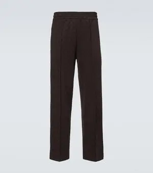 Gucci Gg Jacquard Track Pants - Brown