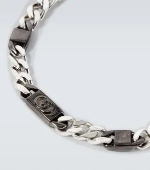Gucci Interlocking G Sterling Chain Bracelet
