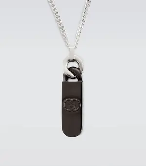 Gucci Interlocking G Sterling Pendant Necklace