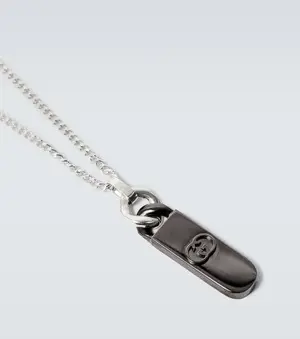 Gucci Interlocking G Sterling Pendant Necklace