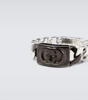 Gucci Interlocking G Sterling Ring