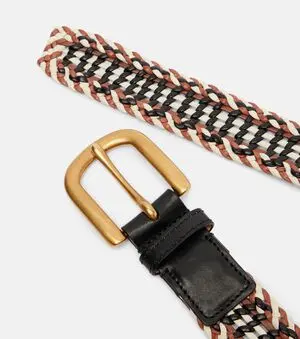 Gabriela Hearst Woven Leather Belt - Brown