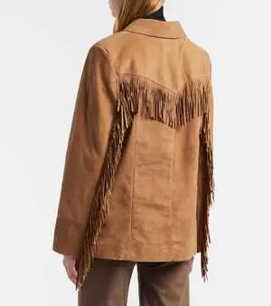 Rixo Fringed Suede Jacket