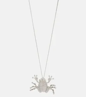 Loewe Frog Pendant Necklace - Silver