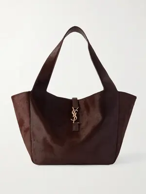 Saint Laurent Le 5 À 7 Bea Pony Hair Tote - Brown