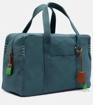 JW Anderson Small Leather-trimmed Canvas Weekender