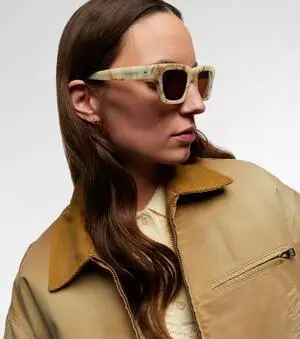 JW Anderson Rectangular Sunglasses - Beige