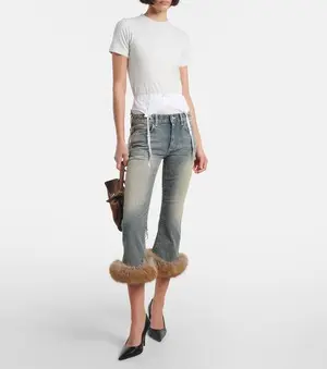 Balenciaga Low-rise Capri Jeans