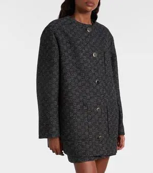 Gucci Gg Wool-blend Tweed Coat