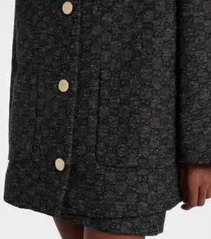 Gucci Gg Wool-blend Tweed Coat