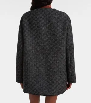 Gucci Gg Wool-blend Tweed Coat