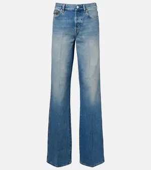 Gucci Button Detailed Jeans For Women