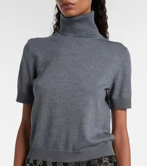 Gucci Turtleneck Wool Top