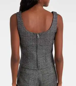 Gucci Cropped Wool Tank Top