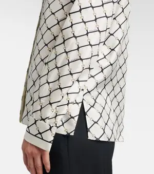Gucci Horsebit Silk Twill Shirt