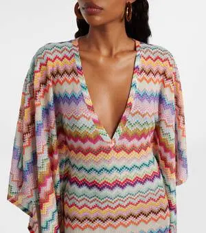 Missoni Zigzag Lamé Kaftan - Multicoloured