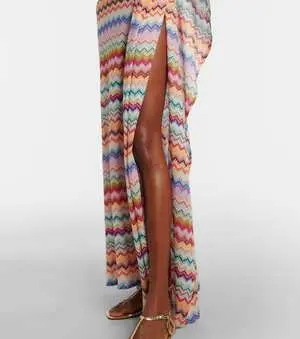 Missoni Zigzag Lamé Kaftan - Multicoloured