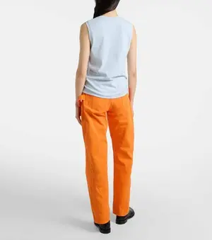 JW Anderson Embroidered High-rise Straight Jeans