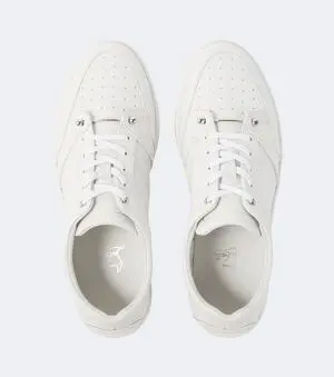 CHRISTIAN LOUBOUTIN Chambelisneak Leather Sneakers - White