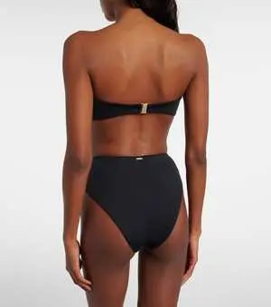 Simkhai Embellished High-rise Bikini Bottoms
