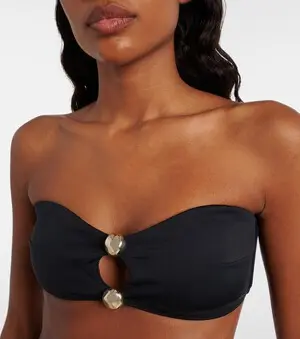 Simkhai Embellished High-rise Bikini Bottoms