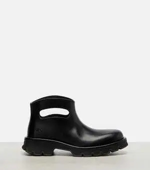 Loewe Bobby Leather Ankle Boots