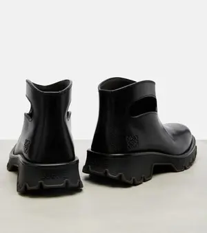 Loewe Bobby Leather Ankle Boots