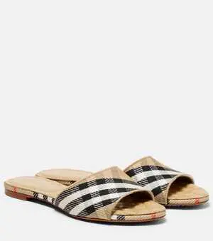 Burberry Slides Flats For Women